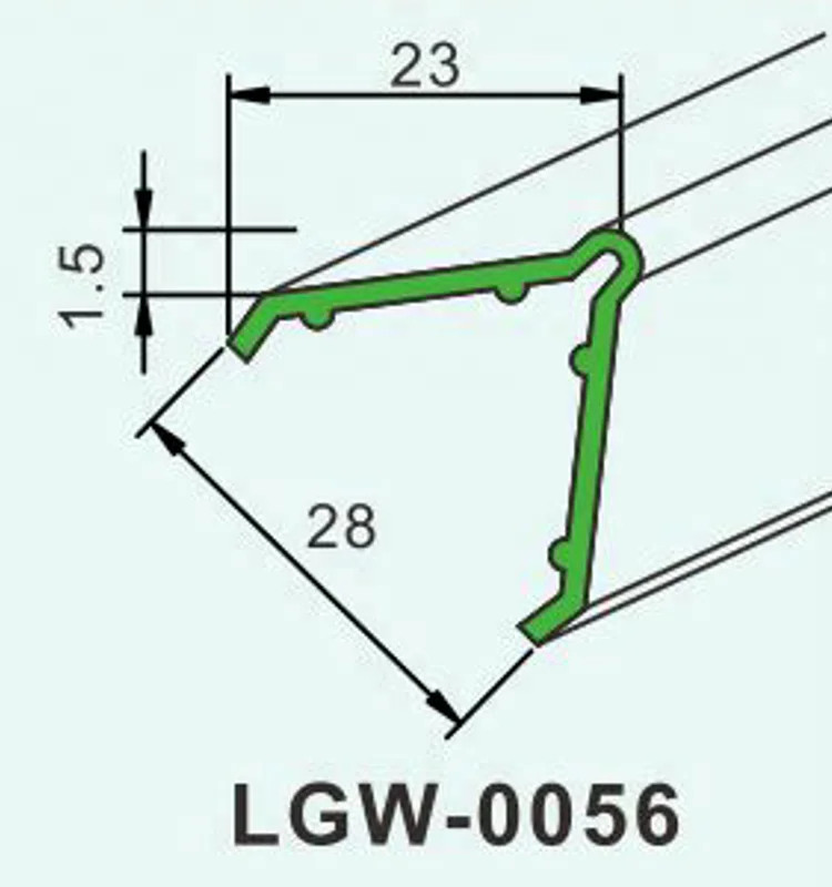 90-Degree Right Angle PVC Industrial Corner Bead Extrusion Plaster Tile ...