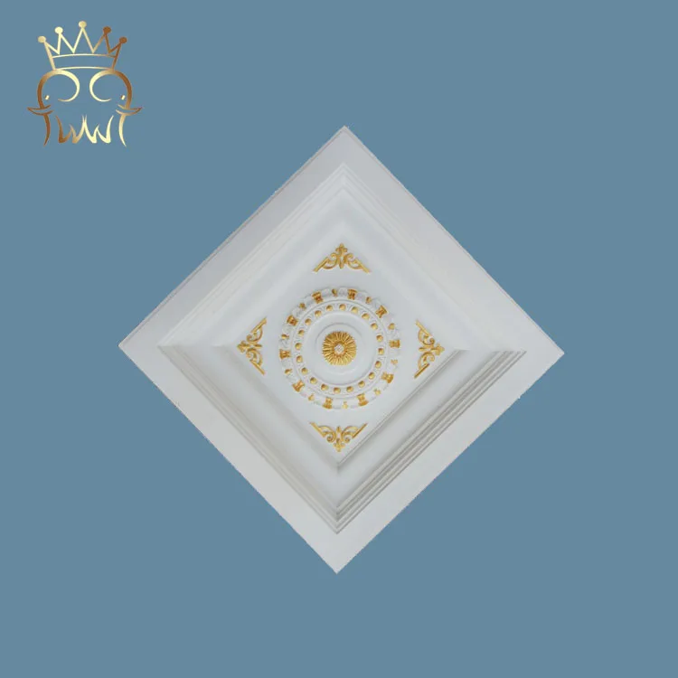 Home Decorative Wall Artistic Pu Ceiling Medallions Decorative Ceiling ...