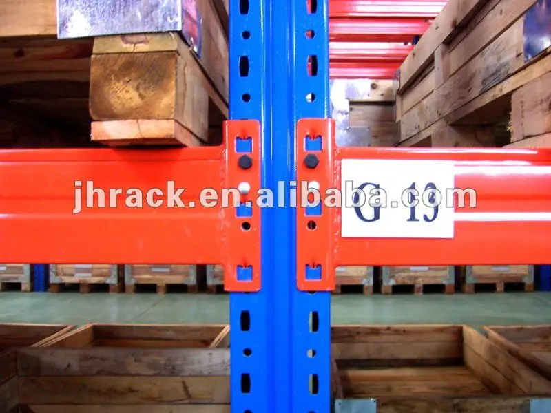 Electricity Industry Galvanized Pallet Rack Heavy Duty Uprights ...