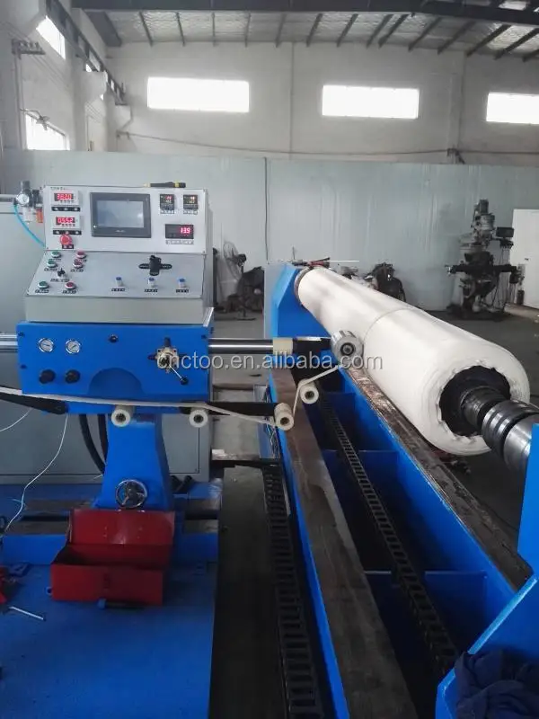 Cylindrical Rubber Roller Covering Machine WBJ2020 Automatic Rubber ...