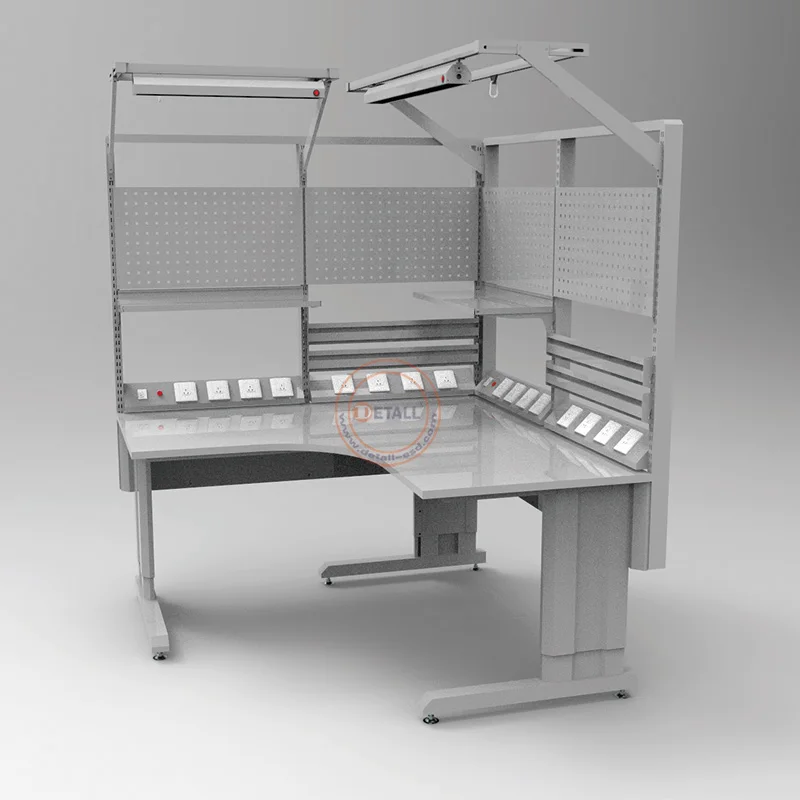 Garage Corner Workbench Esd Work Bench With Tools Panel - Buy Garage ...