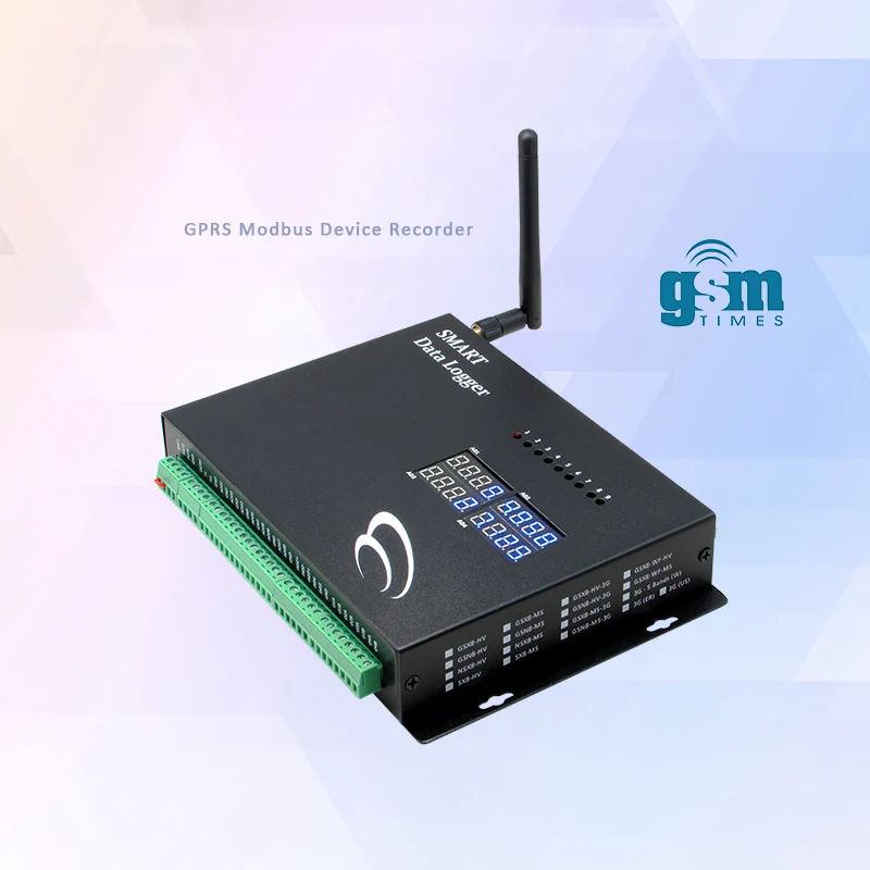 pulse counter modbus data collection device gprs gsm rtu datalogger analog input 4-20ma data ...