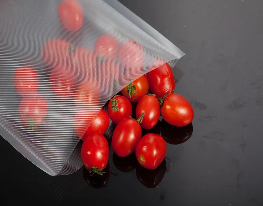 Strong Clear Pe Vacuum Packaging Flat Bag On Roll Resealable Food ...