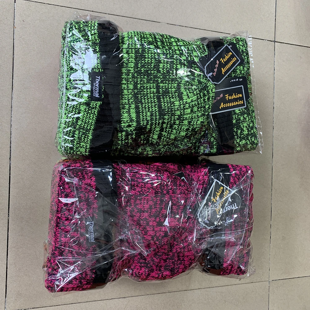 Unisex Reversible Beanie Winter Knitted Sports Beanies Cuffless Skull ...