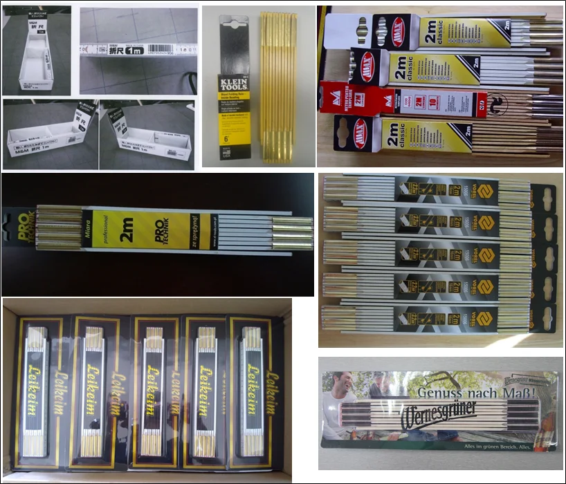 3 Meter, 2 Meter, 1 Meter Wood Folding Ruler - Orinentools