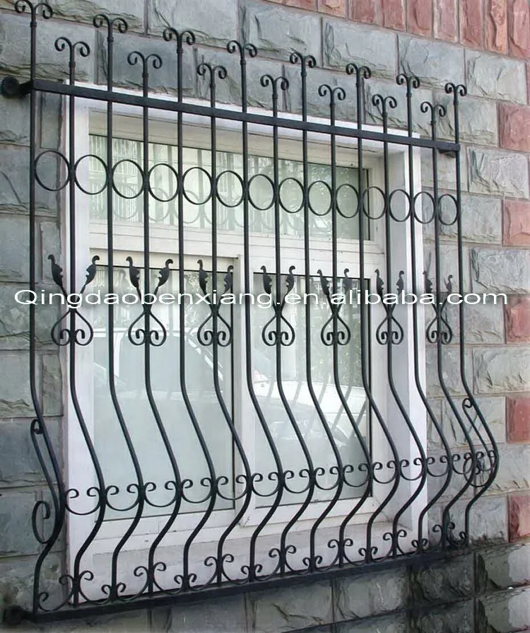 Steel Security Windows - Durable Wrought Iron Designs