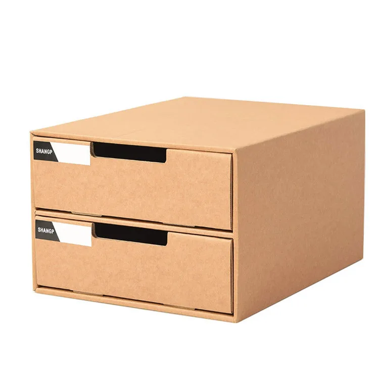 Foldable storage box paper office desk supplies paper organizer ...