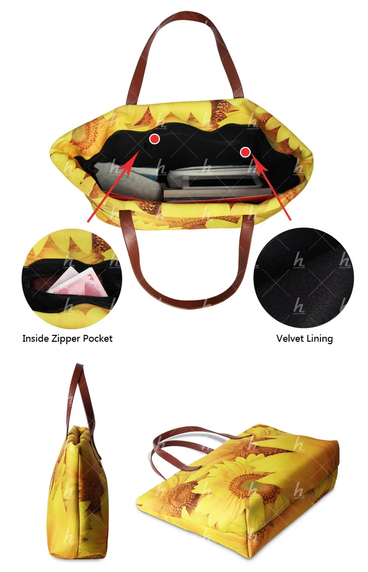 Custom Picture Print Purses Hands Private Label Sublimation All Over ...
