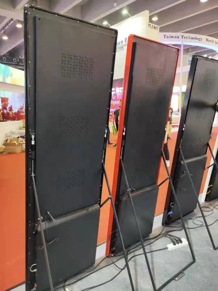 Indoor Poster LED Display Stand Mirror LED Screen Advertising