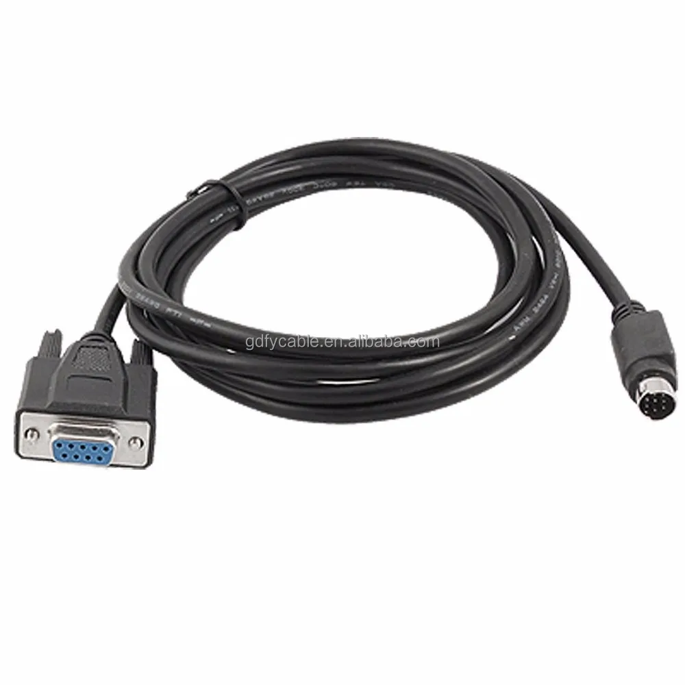 Rs232 Db9p Mini Din 8p Plc Cable Para Proface Gpw-cb02 - Buy Db9p A ...