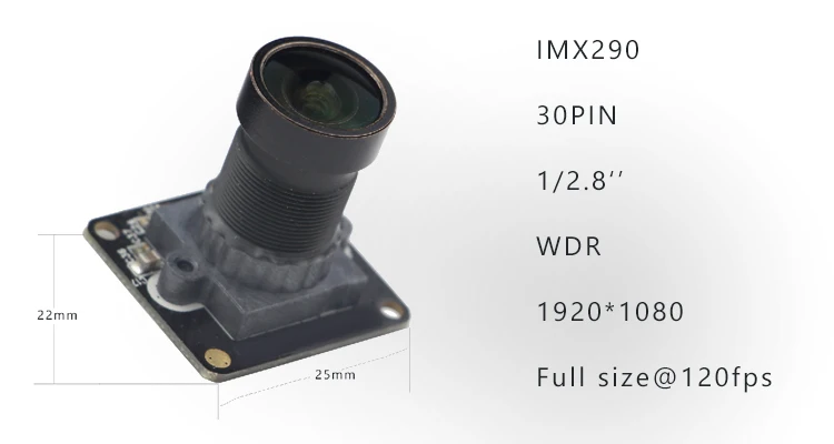 Starvis Sensor Ultra Low Light night vision Camera flexible cable mipi ...