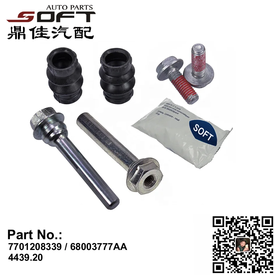 Guide Sleeve Kit - Brake Caliper 7701208339 / 68003777AA / 4439.20 For ...