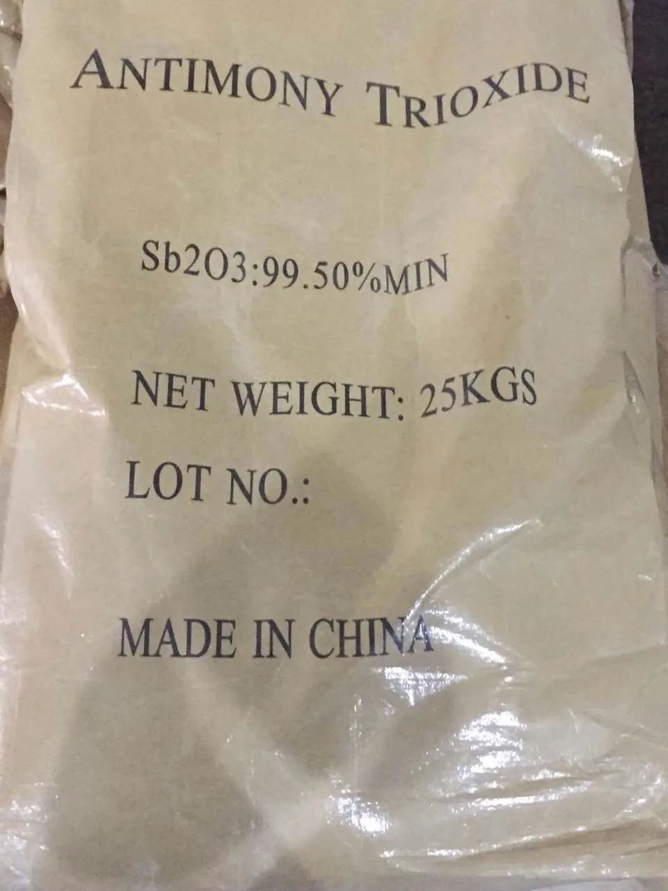 Flame/fire Retardant 99.5 Antimonium Trioxide Sb2o3 25kg Antimony ...