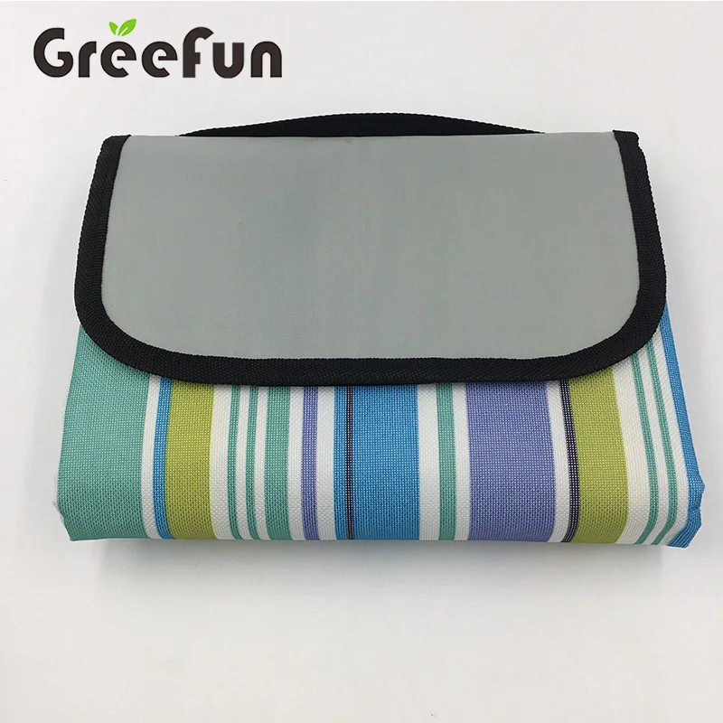 Outdoor Foldable Compact Pocket Picnic Blanket Waterproof For Camping ...