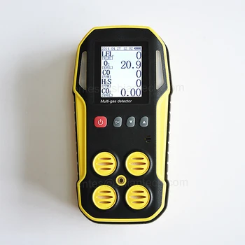 2~5 Gas Analyzer,Ce Portable Multi Gas Detector Ch4,Co,Co2,O2,H2s,So2 ...