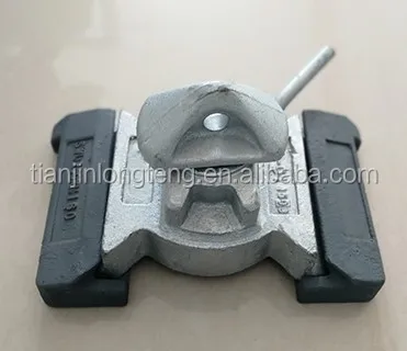 Single and Double Container Lashing Container Dovetail Twist Lock Base ...