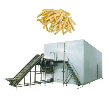 China French Fries Iqf Fluidized Quick Freezing Machine Tunnel Blast ...