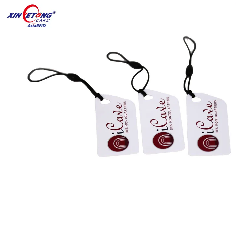 Small Nfc Pvc Mini Key Shaped Business Card Rfid Keychain Card - Buy ...