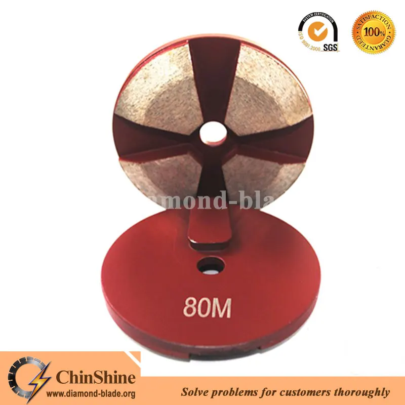 3 Inch Beveled Edge Redi Lock Diamond Grinding Disc For Terrco Floor ...