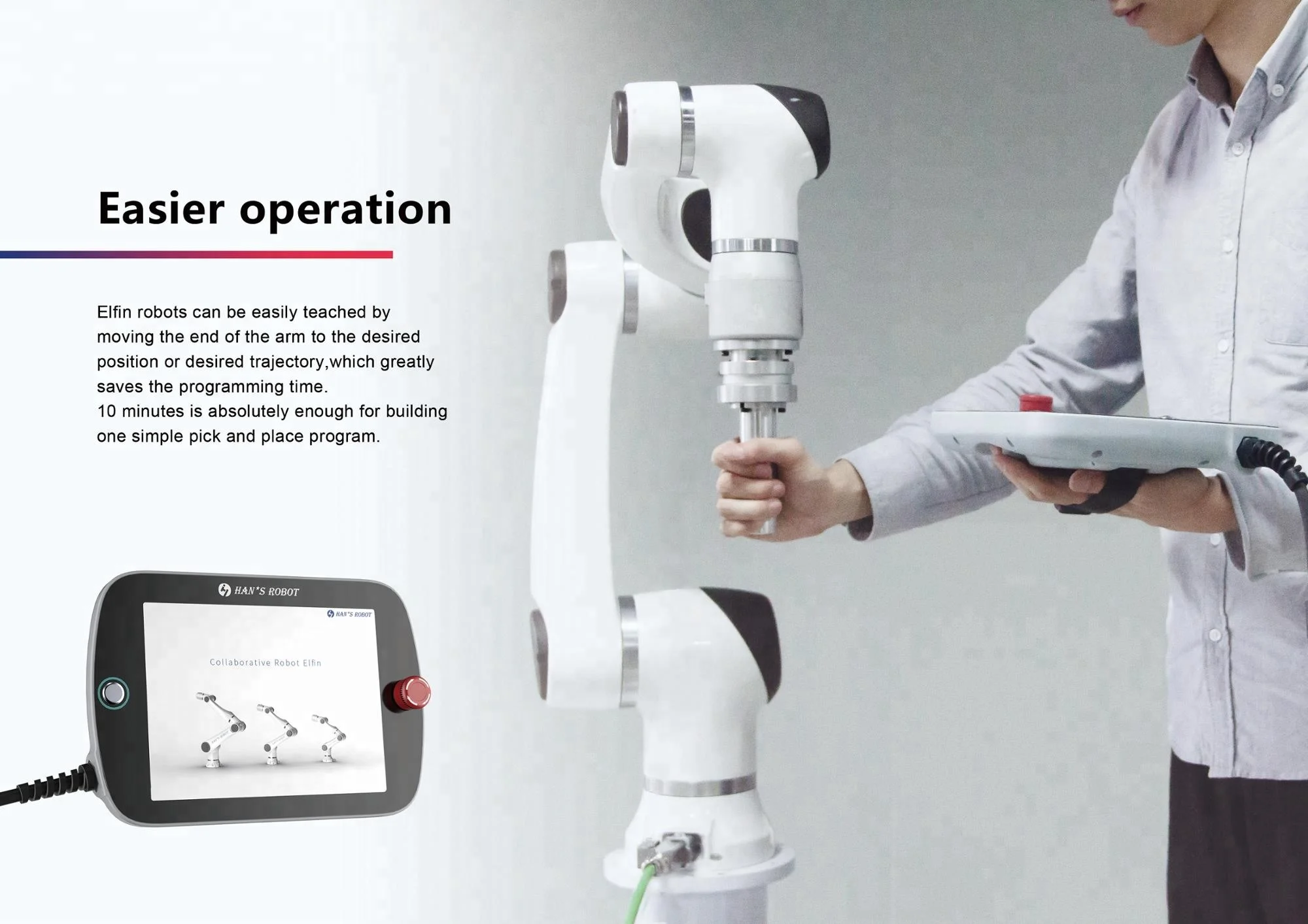 Hans Industrial Assembly Collaborative Robot Arm Sales Flexible 6 Axis ...