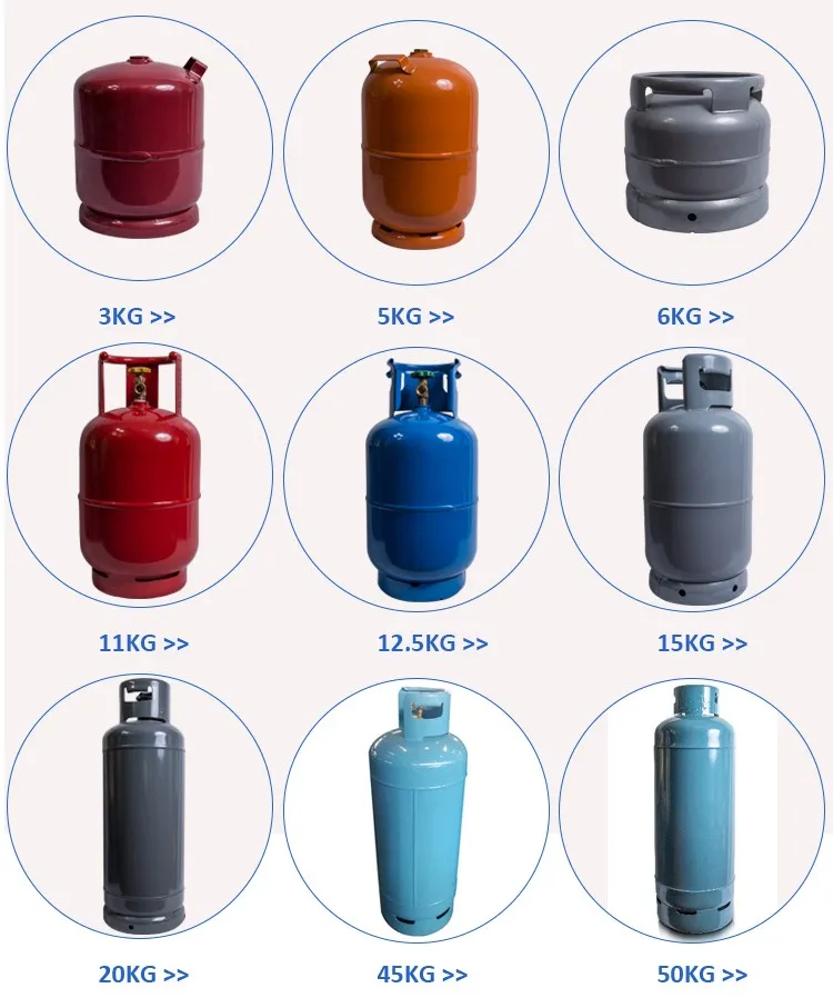 Low Pressure 5kg LPG Gas Cylinder with Propane - Factory Price
