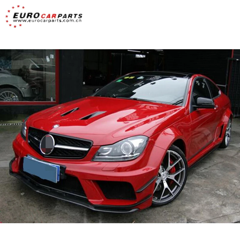 C63 black series body kits fit for W204 C63 2011year to wide body kits ...