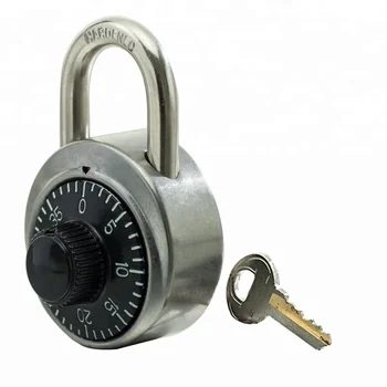 Stainless Steel Dial Code Combination Lock With Master Key - Buy ...
