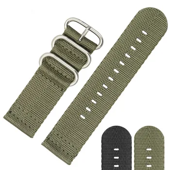 Woven 2 Pieces Nylon Fabric Rope Watch Band - Buy Rope Watch Band,Watch ...