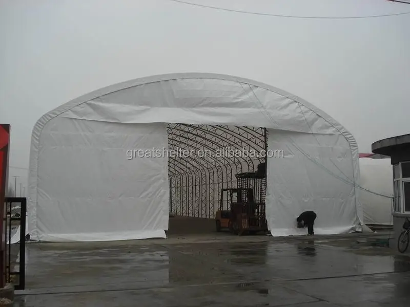Galvanized Industrial Tents with PVC Tarpaulin for Warehouses