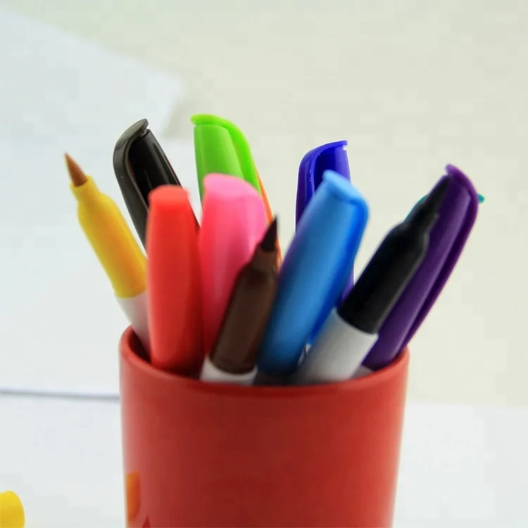 Uv Resistant Non-toxic Permanent Marker With Clip - Buy Permanent ...