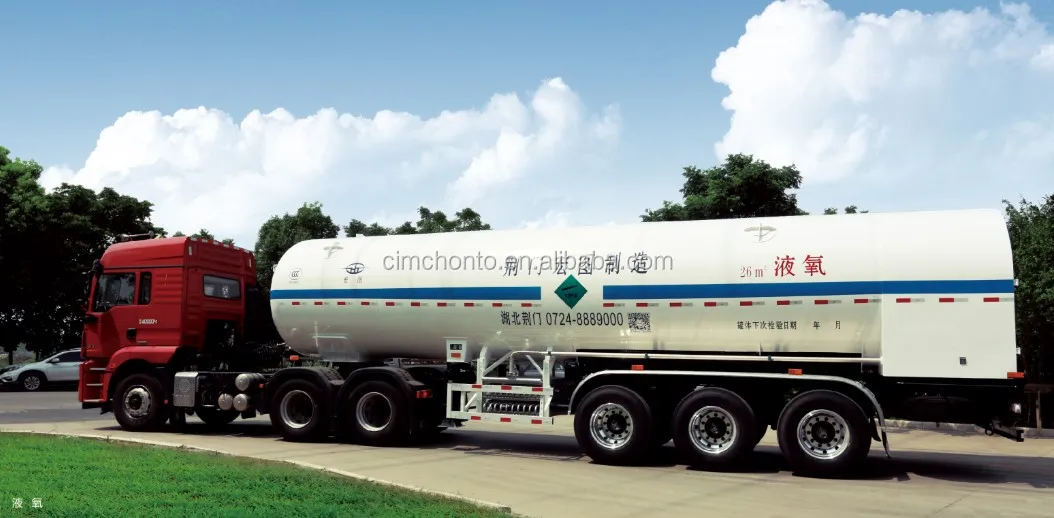 Cryogenic Liquid CO2 Trailer Transport Tanks - Truck Tanker