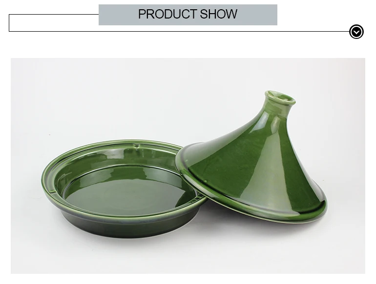 Custom Serving Dishes - Ceramic Clay Tajine Morocco Pot