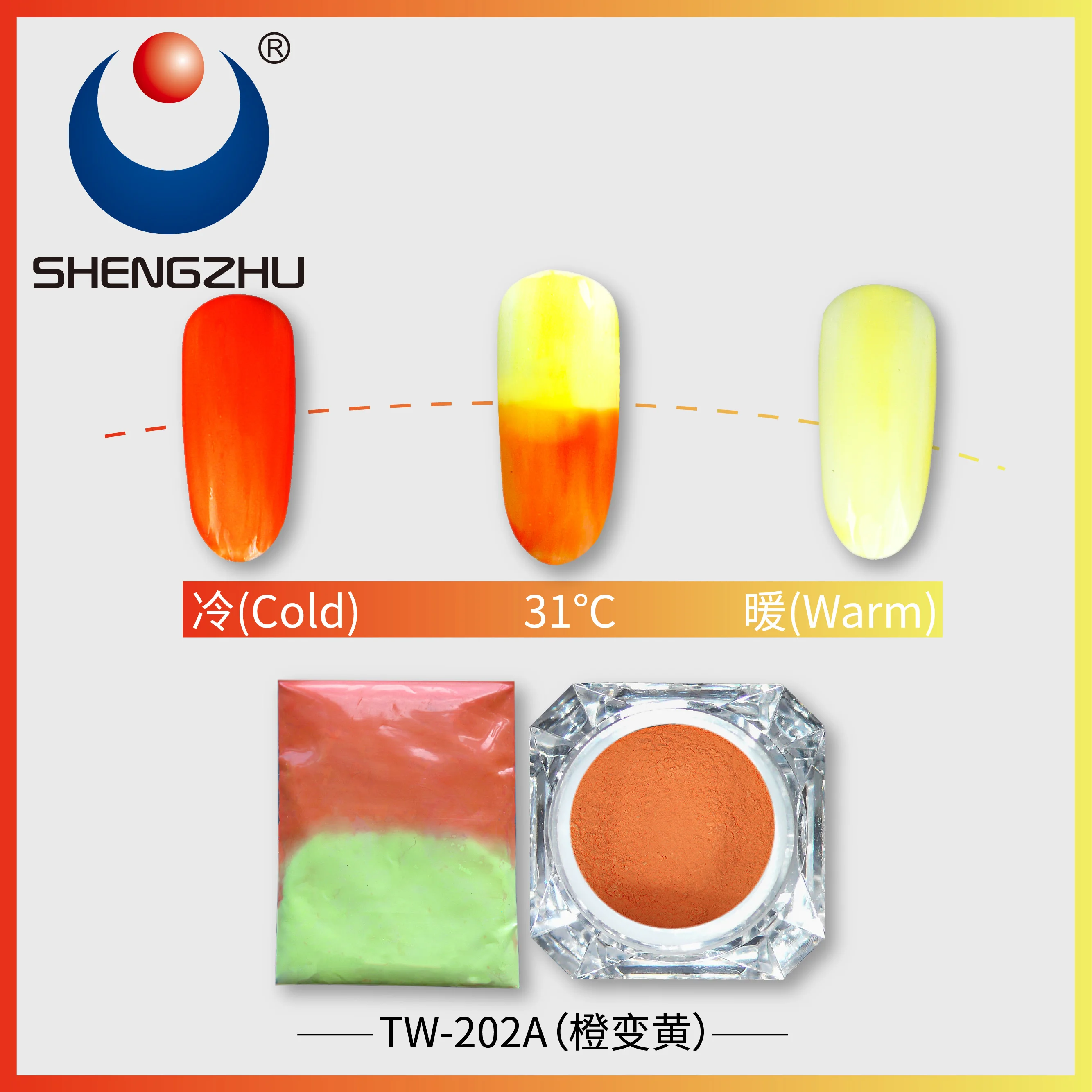 31degree Temperature Heat Sensitive Color Change Pigment Powder