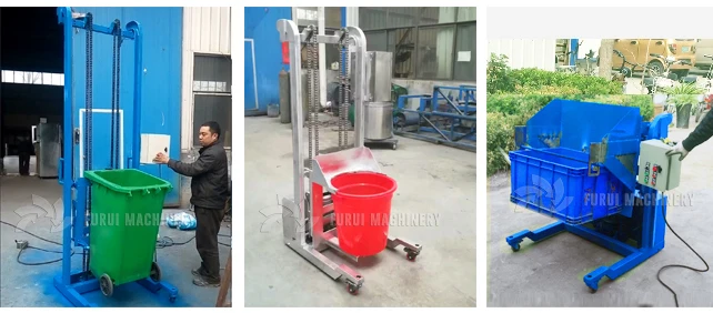 Good Comments Hydraulic Bucket Lift Elevator/trash Bins Lifting Machine ...