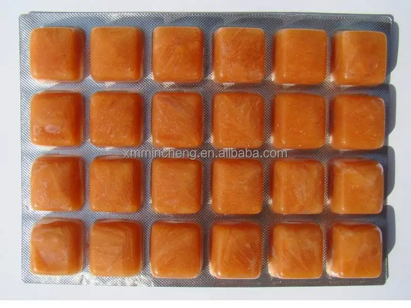 Frozen Bloodworm Cubes for Tropical Fish - High-Protein Pet Food for ...