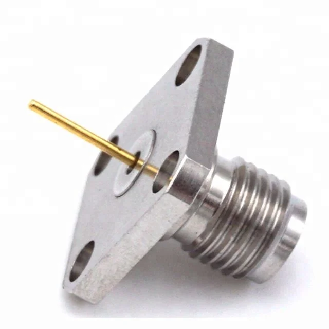 2.92mm Smk Series Female Straight Panel Mount Rf Coaxial Connector ...