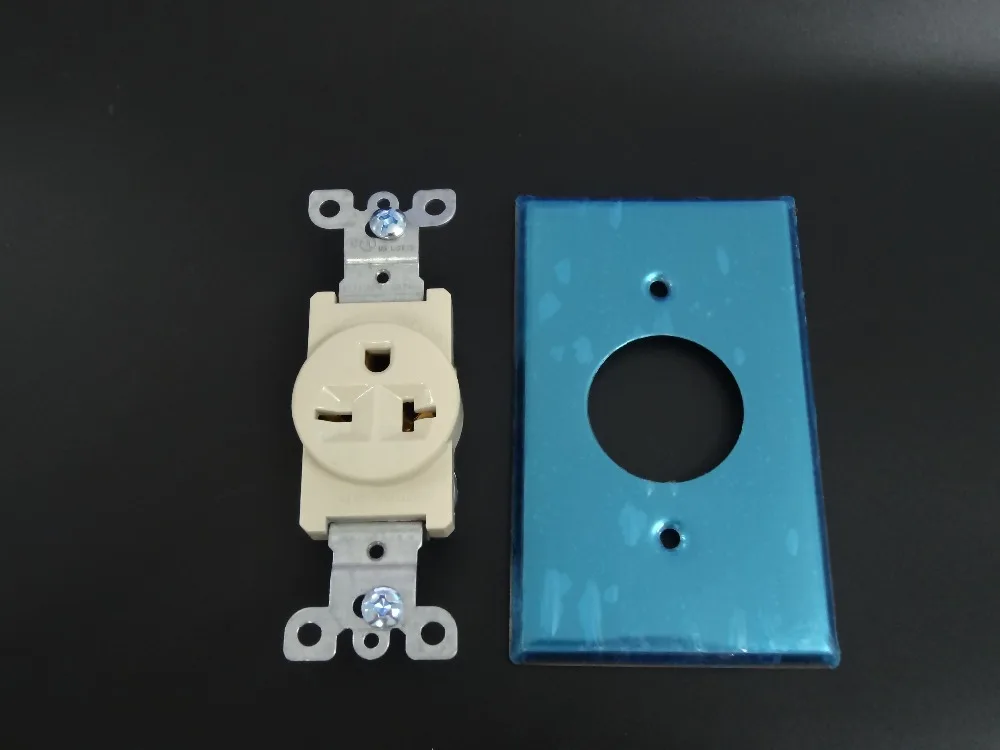 250v 20a American Type Wall Socket Nema 6-20 Single Flush Receptacle ...