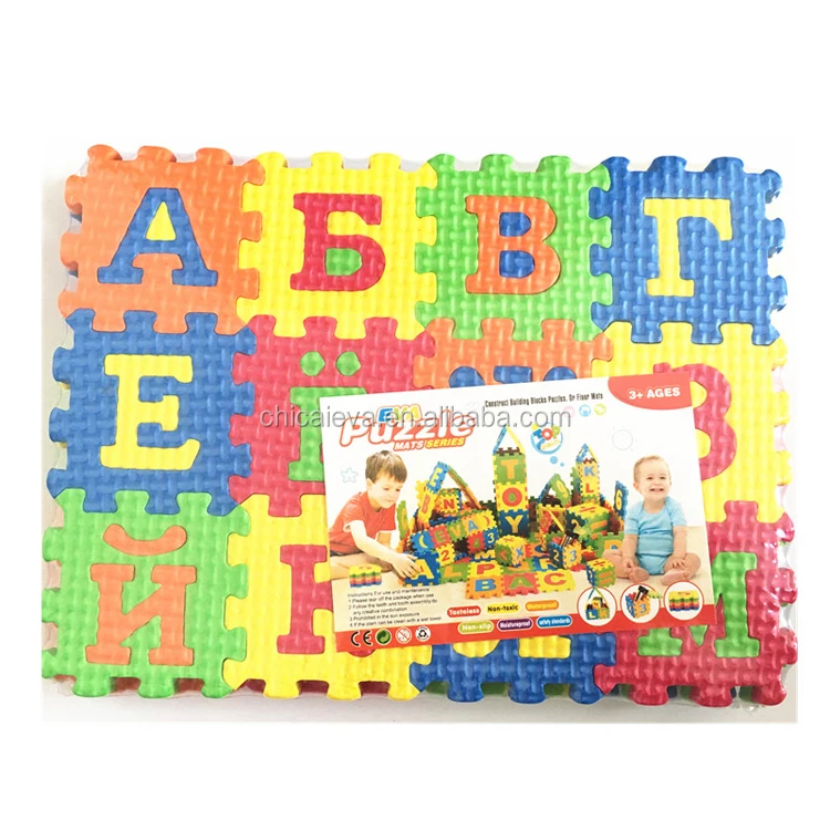 Arabic Numerals And English Alphabet Eva Foam Puzzle Mat For Kids - Buy ...