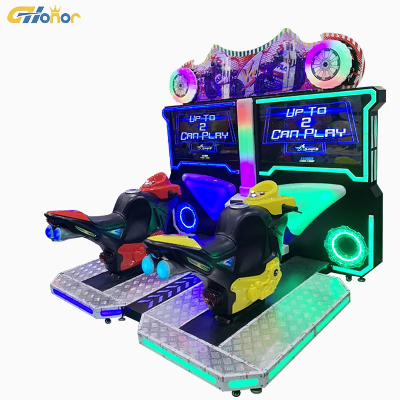 Indoor Machine Twins Ff Moto Racing Video Game Arcade Driving Simulator ...