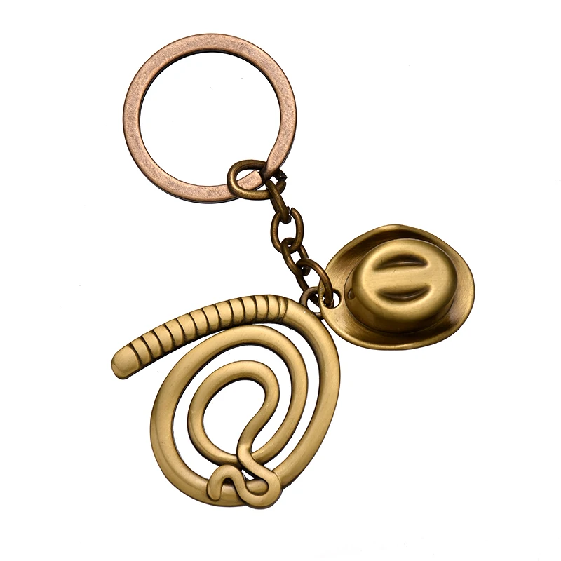 Indiana Jones Hat and Whip Keychain - Raiders of the Lost Ark