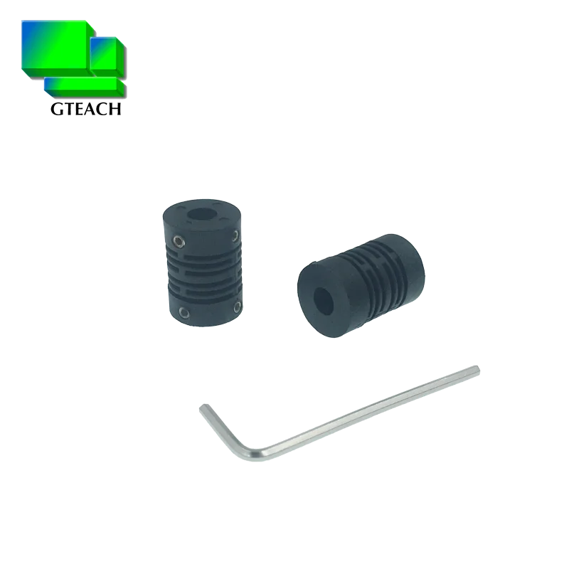 Nylon Plastic Coupling For Rotary Encoder Flexible Rubber Sleeve Type ...