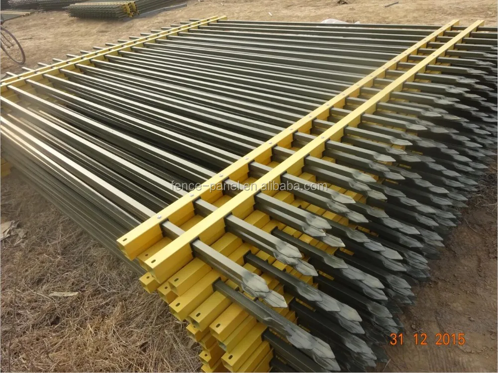 Aso Gold Supplier Sale Powder Painted Metal Garden Fence/galvanized ...