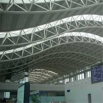 Baja Konstruksi Atap Prefabrikasi Atap Lengkung Struktur Untuk Stasiun ...
