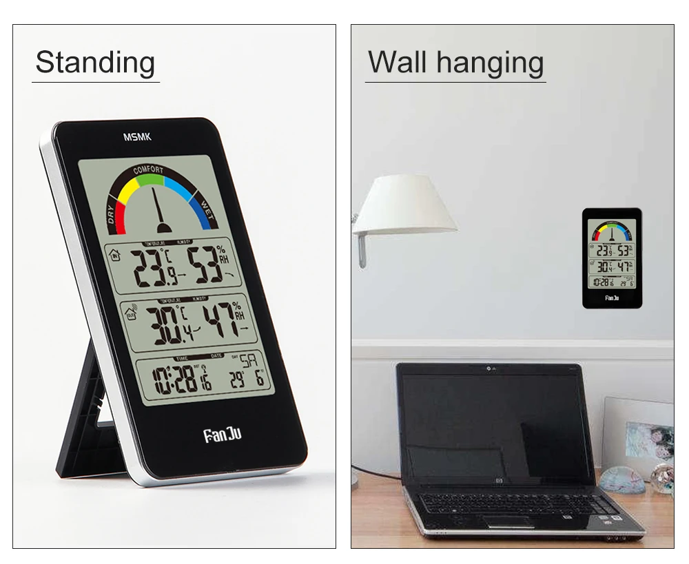 Smart Digital Thermometer - Precision Indoor & Outdoor Monitoring