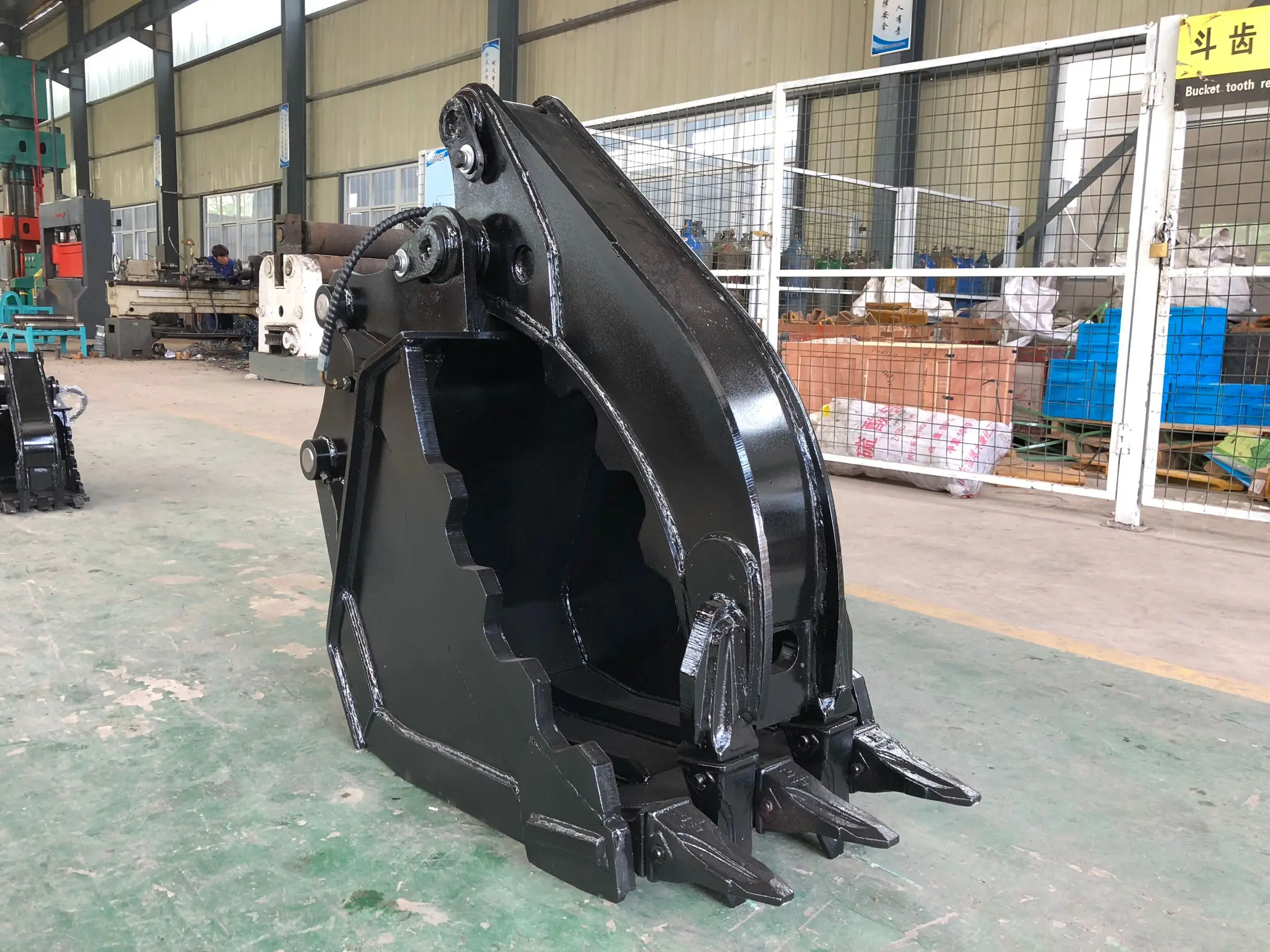 3.5T Excavator Clamp Bucket Attachment Backhoe Grapple Bucket| Alibaba.com