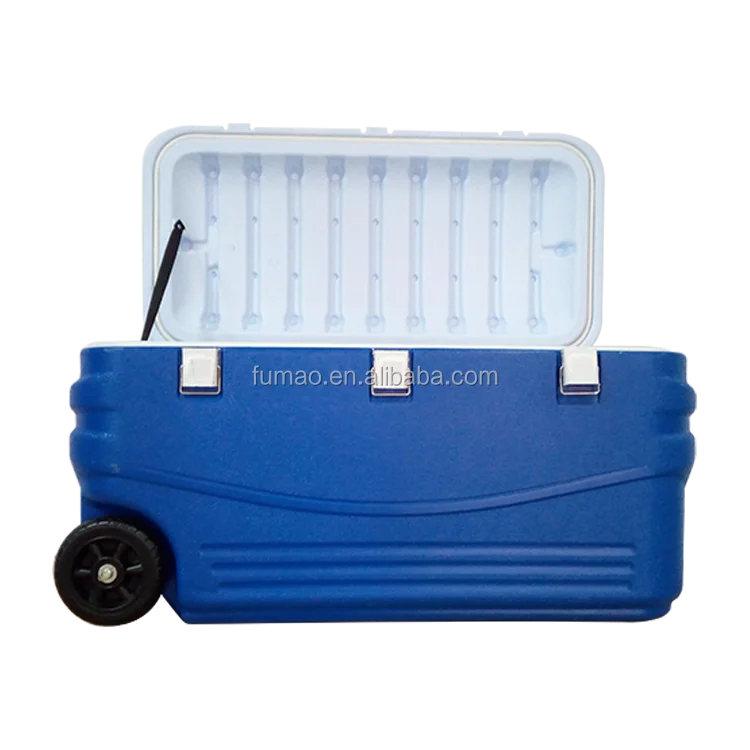 100L Plastic cooler box picnic/camping/hiking box /daily thermal box to ...
