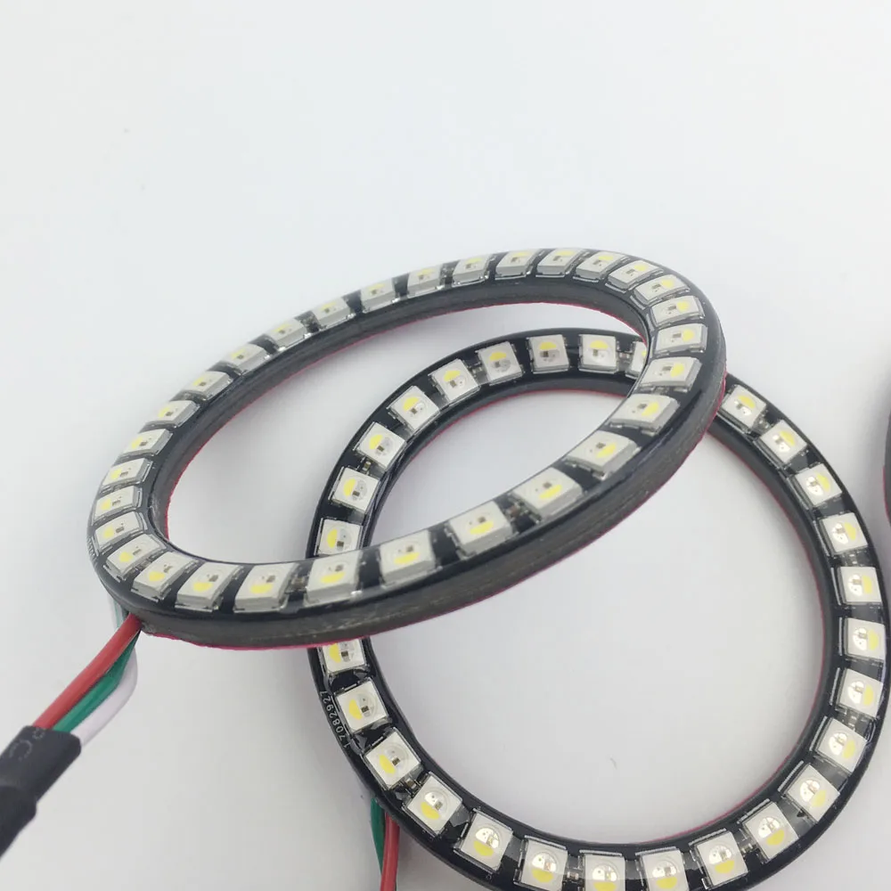 Headlight Rgb Chasing Rgb Halo Ring Multicolor Colourful Led Angel Eyes ...