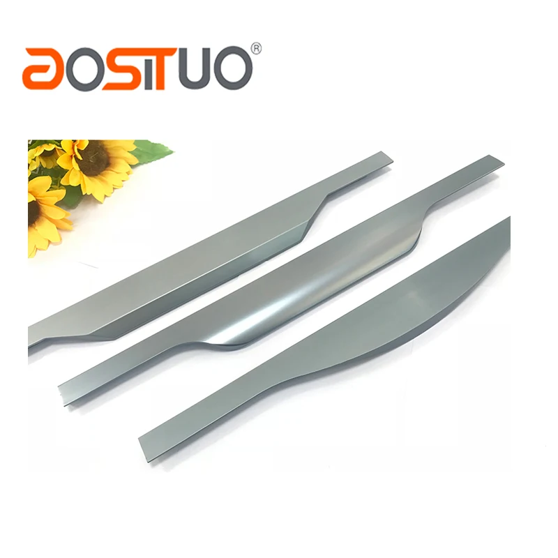 Extrusion Aluminum Profile Furniture Drawer Handles Concealed Edge ...