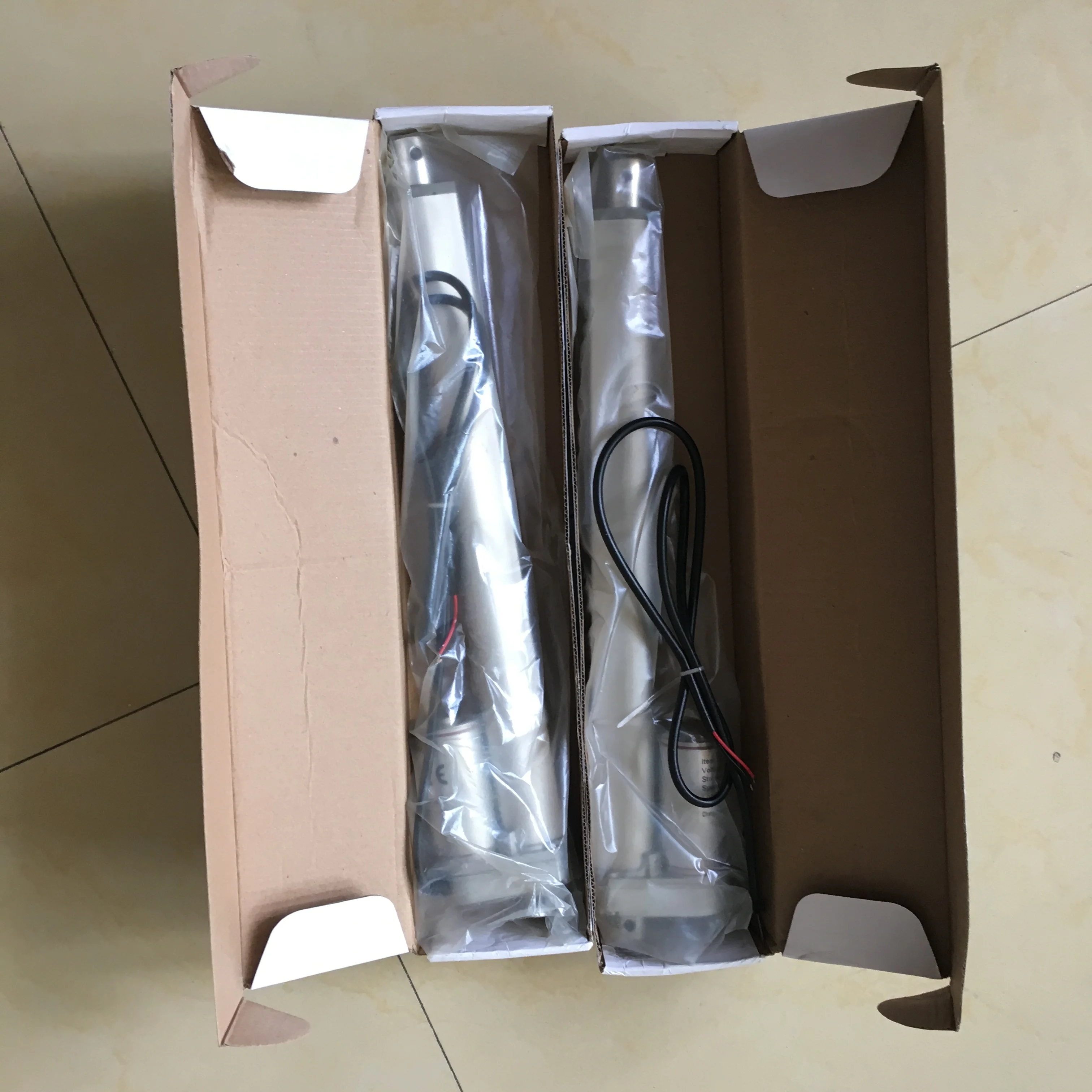 12v Linear Solenoid Actuator With Encoder Load Force 100n Speed 50mm/s ...