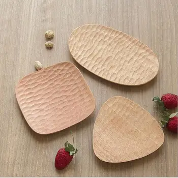 Tortoise Shell Wood Dessert Dish Food Safe Natural Wood Dish - Buy ...